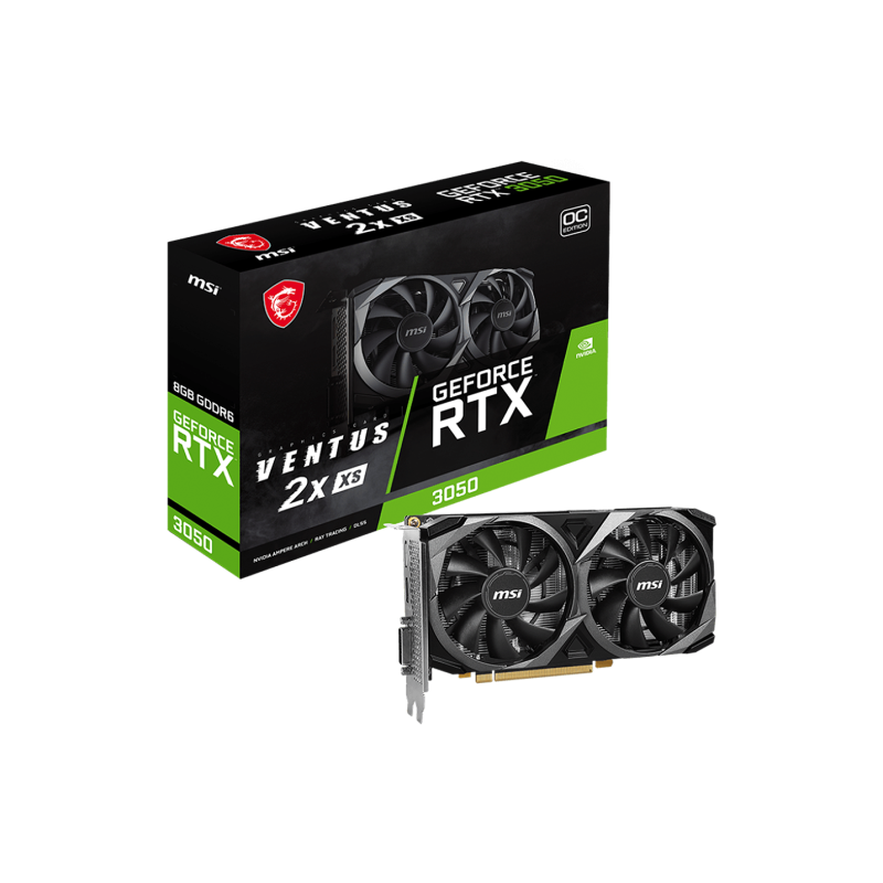 MSI GeForce RTX™ 3050 VENTUS 2X 8G OC